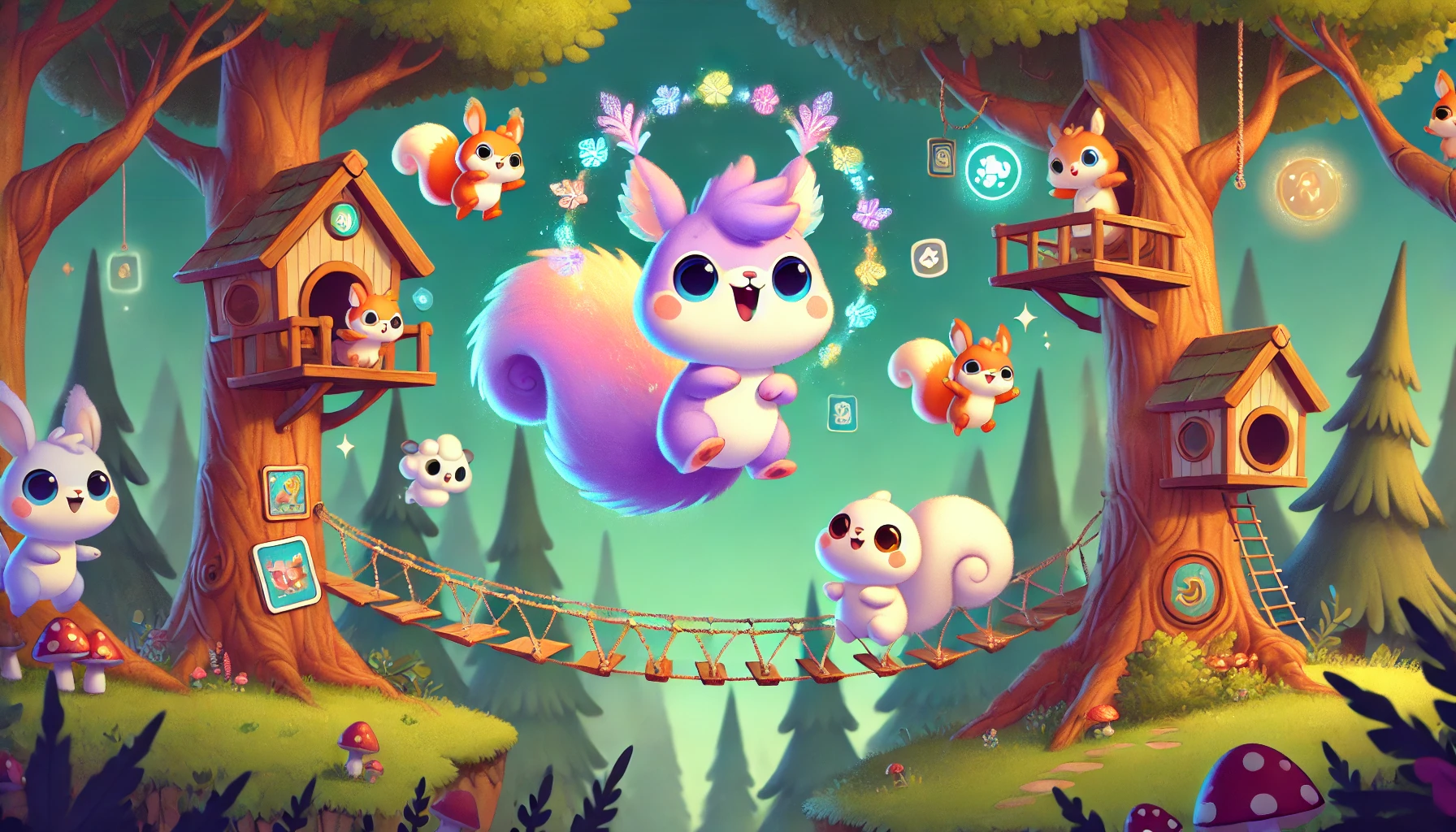 Fuzzy Whistle Squirrels - Magical Adventures for Kids